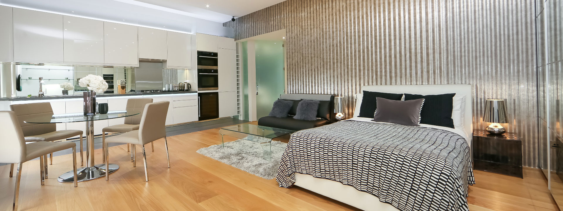 Open Plan One Bed - Apartment 3 | The Harrington Collection